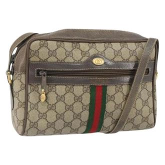 Gucci Sac bandouli&egrave;re en plastique Pre-owned - Femme - Pre-owned - Beige - Taille: ONE Size