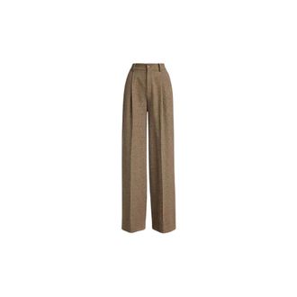 Ralph Lauren Pantalon - Femme - Pantalons - Brun - Taille: 34 FR