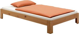 IDIMEX Futonbett Einzelbett Thomas 100 x 200 cm Kiefer massiv honigfarben lackiert