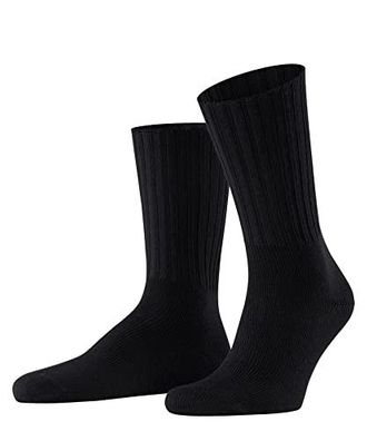 Falke Nelson M So laine unies 1 paire, Chaussettes Homme, Noir Black 3000, 39-42