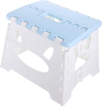 SOLUSTRE Klappbarer Tritthocker Aus Kunststoff Faltbarer Hocker Für Tragbarer Sitzhocker Mit Cartoon-Design Kompakt Und Praktisch Für Täglichen Gebrauch