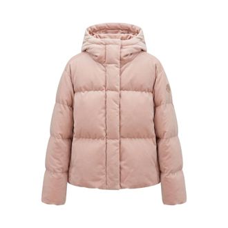 Moncler Enigme Kurze Daunenjacke - - Jackets - Damen - Rosa - XS
