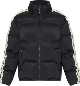 Palm Angels Homme, Vestes, Noir, Taille: XL Veste Isol&eacute;e Avec Col Montant