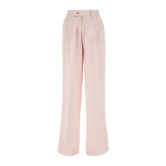 Amiri Weite rosa Viskosehose - - Trousers - Damen - Rosa - XS