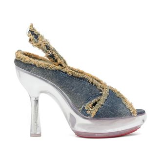 Diesel Femme, Chaussures, Bleu, Taille: 36 EU With Heel Denim