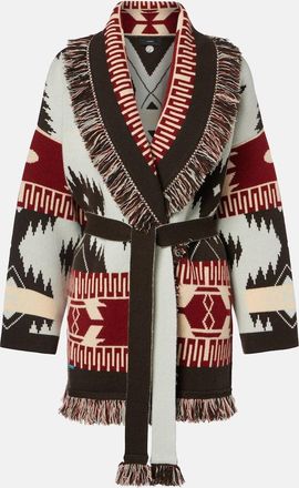 Alanui Cardigan Icon Jacquard en cachemire