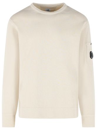 C.P. Company C.P. Sweat-shirt Company en coton beige
