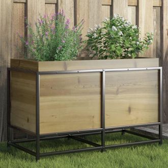 vidaXL vidaXL Jardini&egrave;re 80x40x50 cm bois de pin impr&eacute;gn&eacute;