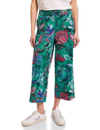 Cecil Damen B376144 Leinenhose, Trefoil Green, S / 24L EU