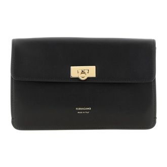 Ferragamo Harley Clutch - - Bags - Damen - Schwarzk - ONE SIZE