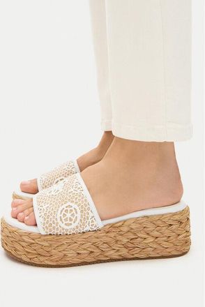 Guess Espadrilles FLJBIA FAL04 Wei&szlig;