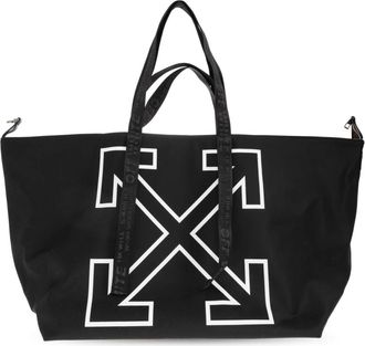 Off-white Homme, Sacs, Noir, Taille: ONE Size Heritage Day Off Large Shopper Bag