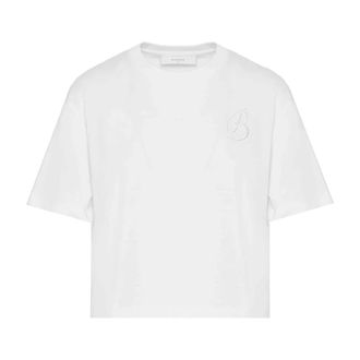 Beatrice .B Femme, Tops, Blanc, Taille: 38 FR T-Shirt Boxy avec Broderie