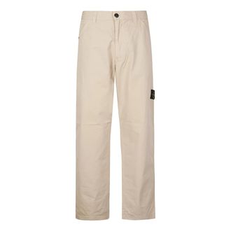 Stone Island Homme, Pantalons, Beige, Taille: W34 Relaxed Pant