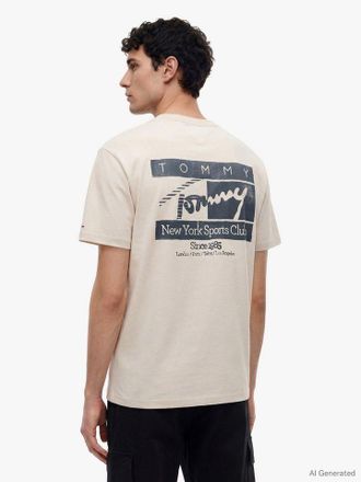 Tommy Jeans T-Shirt TJM REGULAR SIGNATURE FLAG