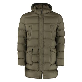 Herno Daunenjacke mit Druckkn&ouml;pfen - - Jackets - Herren - Gr&uuml;n - L