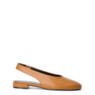Stuart Weitzman Lenny Slingback - Femme - Chaussures - Brun - Taille: 35 EU