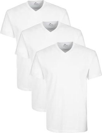 Lower East Lot de 3, 5 ou 10 t-Shirts Basiques, avec col en V, 100% Coton, pour Homme, dans de Nombreuses Couleurs