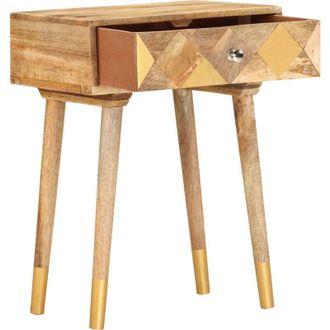 vidaXL Nachttisch 43x30x58 cm Massivholz Mango Vidaxl