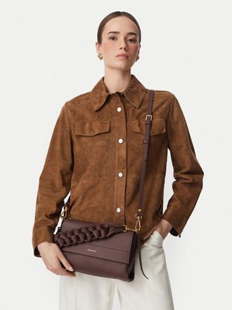 Coccinelle Handtasche Coccinelle M50 Boheme Grana Double E1 M50 12 01 01 Dunkelrot