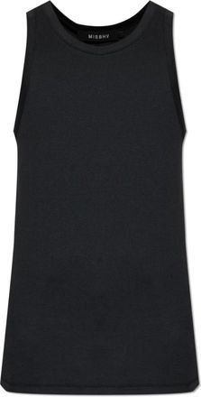 Misbhv Misbhv, Homme, Tops, Noir, Taille: XL Ribbed Sleeveless Top