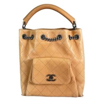 Chanel Pre-owned Vintage Bucket Bag - - Pre-owned - Damen - Beige - ONE SIZE
