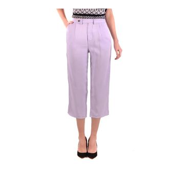 Cycle Cycle Cropped Hose - - Trousers - Damen - Lila - W26