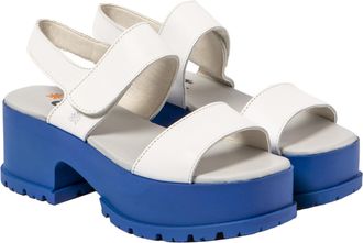 Art Damen 1829 Manchester Sandale, Nappa, Weiß, Blau, 40 EU