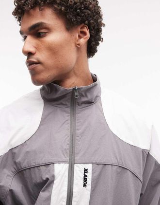 XLARGE Nu Age - Veste de surv&ecirc;tement - Blanc-Gris