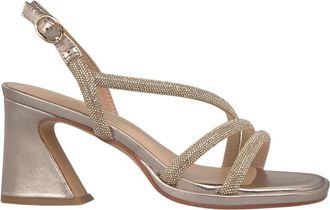 Alma En Pena Alma EN Pena, Femme, Chaussures, Jaune, Taille: 37 EU Sandale Tubulaire M&eacute;tallis&eacute;e