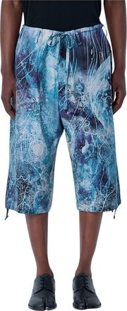 Yohji Yamamoto Homme, Shorts, Multicolore, Taille: M Short Cropped &agrave; Cordon de Serrage