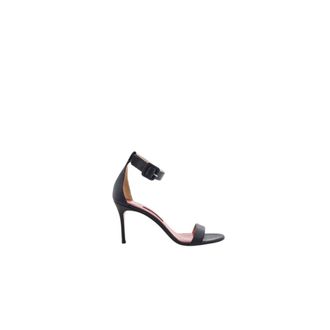 Carolina Herrera Sandalen mit Lederabsatz - - Shoes - Damen - Schwarzk - 37 EU