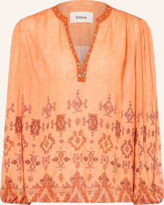 BA&SH Ba&Sh Blusenshirt Zato Mit Glitzergarn orange