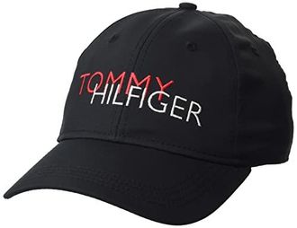 Tommy Hilfiger Casquette de sport pour homme, Noir profond, Taille unique