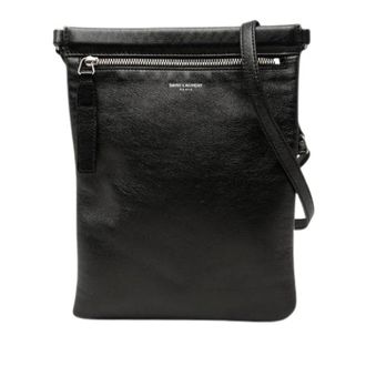 Saint Laurent Sac bandouli&egrave;re en cuir Pre-owned - Femme - Pre-owned - Noir - Taille: ONE Size