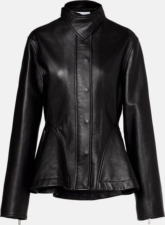 Alaia Alaïa Veste Peplum en cuir
