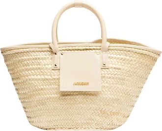Jacquemus Femme, Sacs, Beige, Taille: ONE Size Le Panier Soli