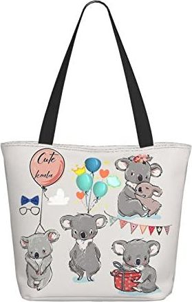 AOOEDM Koala Balloon Ladies Shopping Bag 13x11x7in.Le cadeau parfait pour la Saint-Valentin.Cest de la Saint-Valentin pour maman, fille, &eacute;pouse, etc
