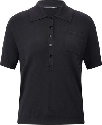Luisa Cerano Poloshirt aus Woll-Mix
