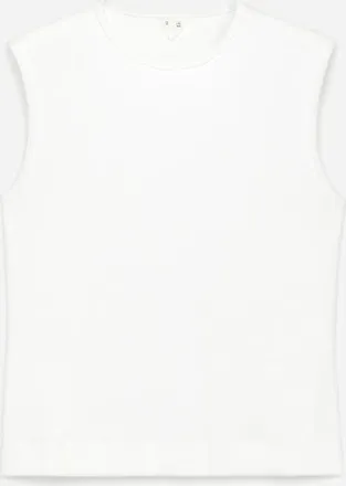 Arket Geripptes Tanktop -Wei&szlig;