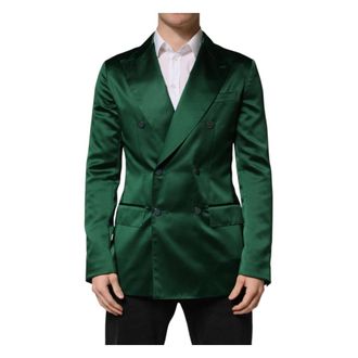 Dolce & Gabbana Homme, Vestes, Vert, Taille: M Blazers