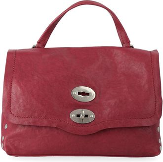 Zanellato Tabacco Petit sac en cuir lisse rouge