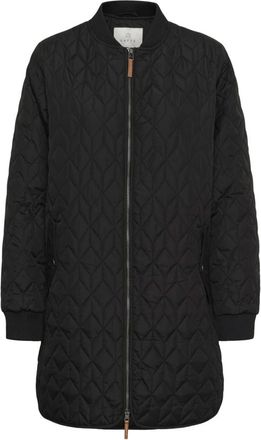 Kaffe Femme, Vestes, Noir, Taille: 36 FR Winter Vestes