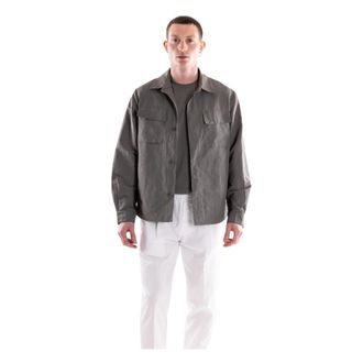 People of Shibuya Kanazawa Hemdjacke - - Shirts - Herren - Gr&uuml;n - L
