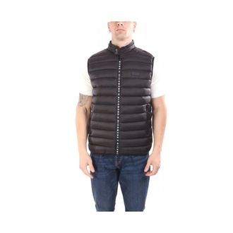 John Richmond Homme, Vestes, Noir, Taille: L Ump26042Pi S8 Gilet matelass&eacute;