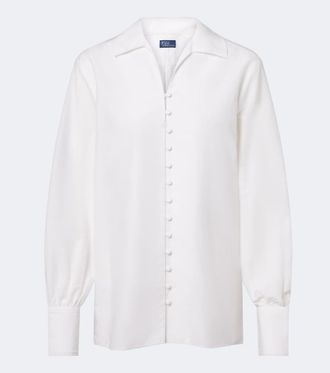Polo Ralph Lauren Blouse en coton et soie