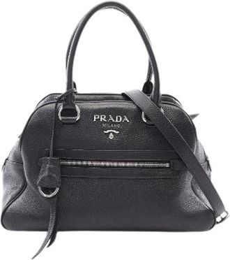 Prada Pre-owned Sac 2Way Logo - Femme - Pre-owned - Noir - Taille: ONE Size
