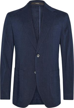 Windsor Ungef&uuml;ttertes Anzugsakko aus Leinen und Wolle, Shaped Fit in