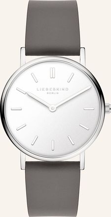 Liebeskind Liebeskind Armbanduhr Aus Echtleder grau