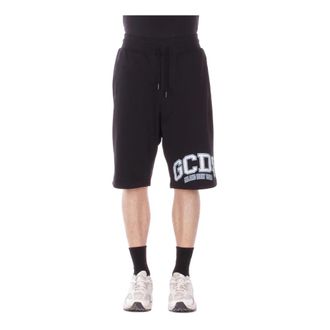 GCDS Logo Front Shorts - - Sport - Herren - Schwarzk - XS